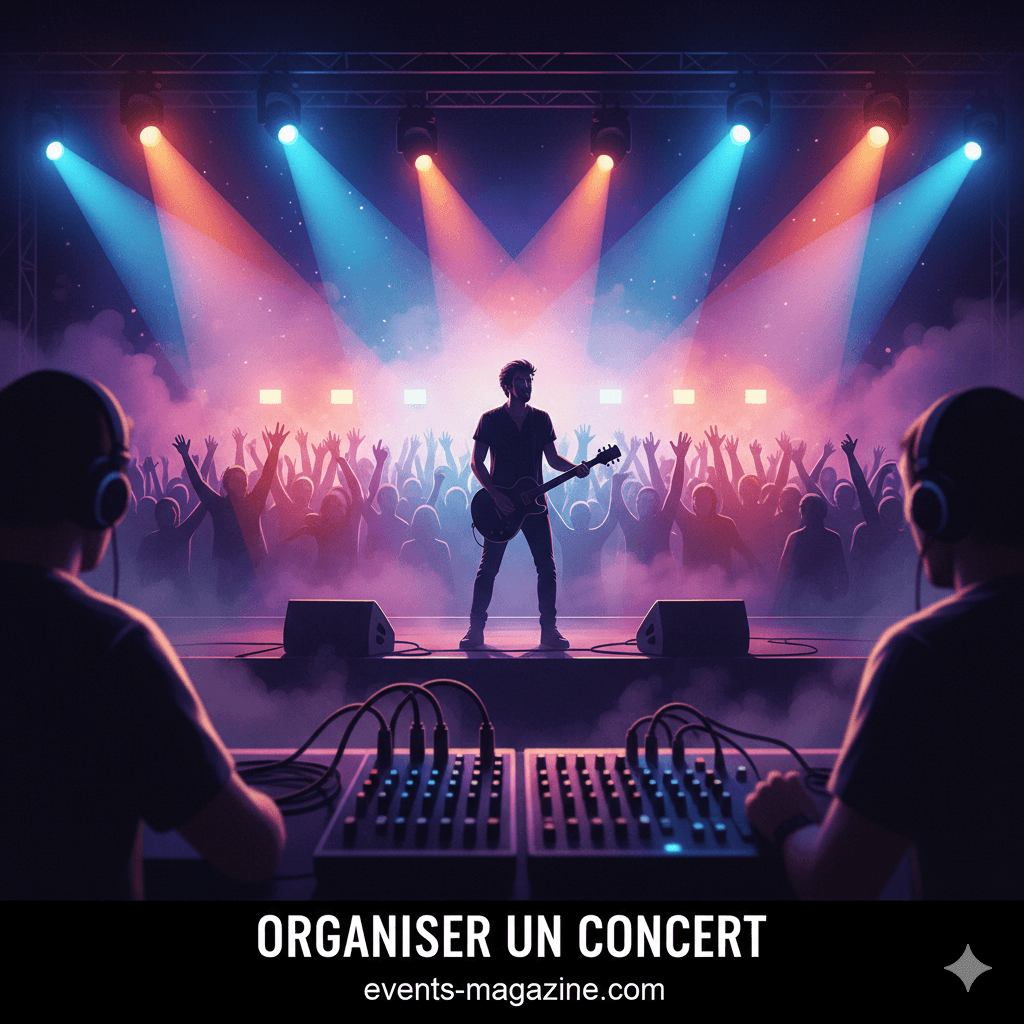 Organiser un concert : Guide complet en 7 étapes clés | Events Magazine