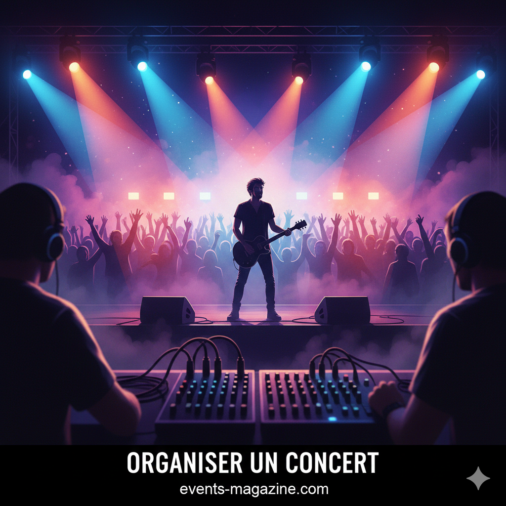 Organiser un concert : Guide complet en 7 étapes clés | Events Magazine